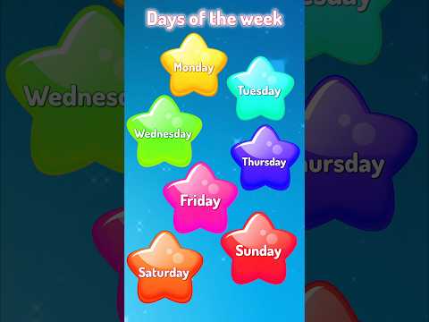 Weekdays song ||week song ||days of the week in english #kindergarten #staylittlechannel