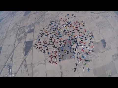 Birds Eye View of a Skydiving Formation | 15 Minute Fun