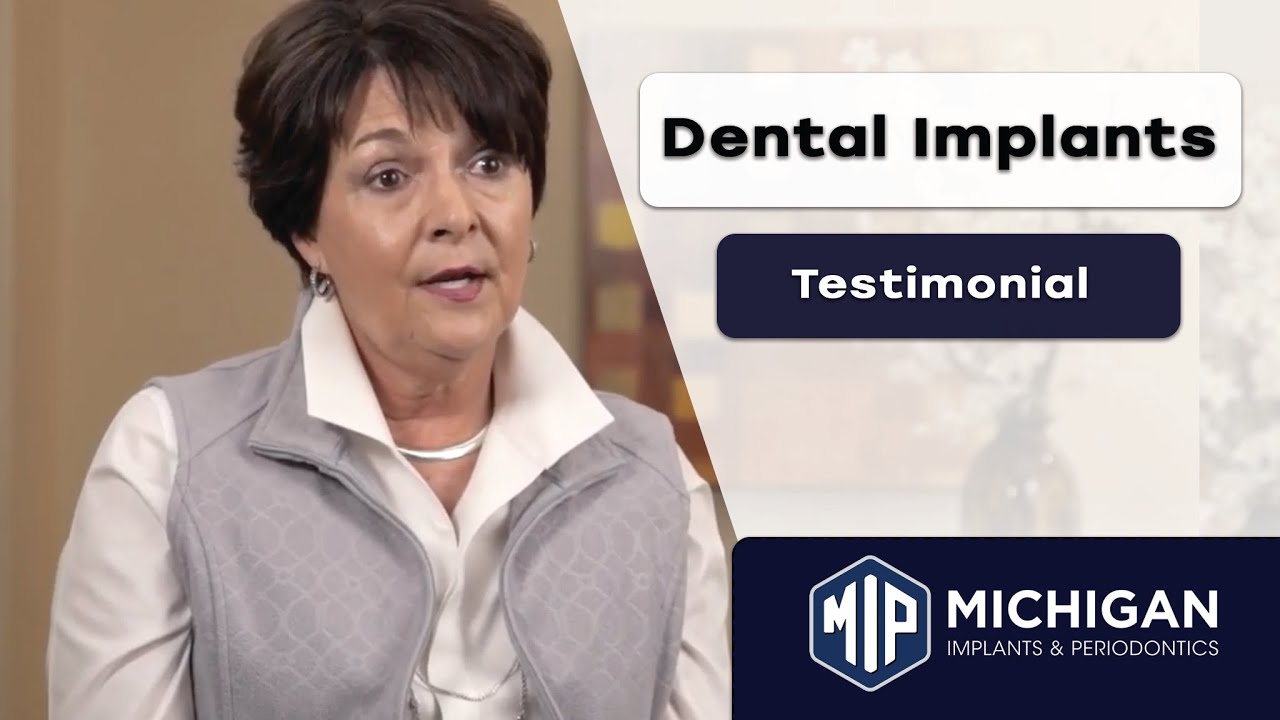 Patient Discusses Dental Implants at Michigan Implants & Periodontics in Ann Arbor, MI