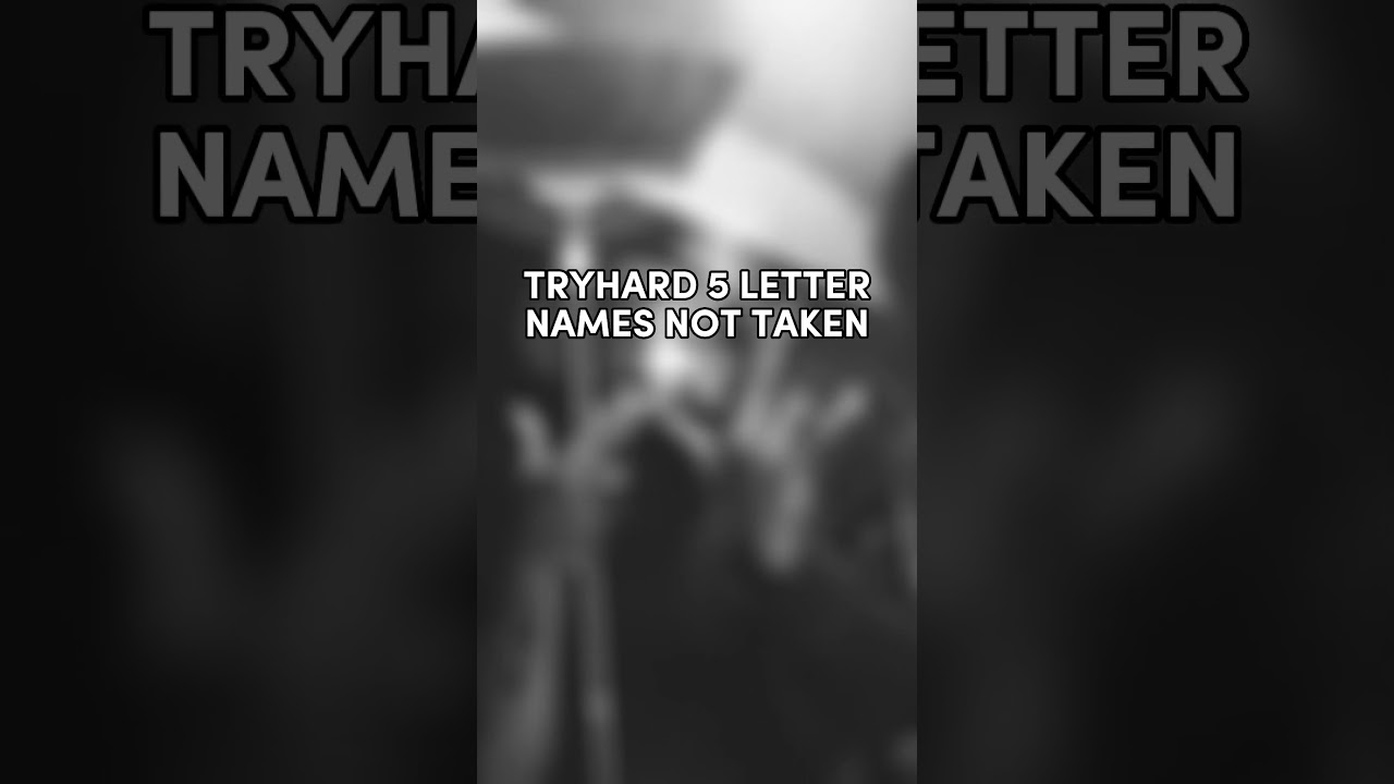 TRYHARD 5 LETTER NAMES *NOT TAKEN* #xbox #gta #fortnite