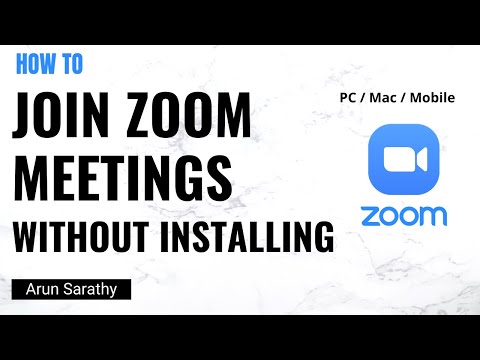How to Join Zoom Meetings Without Downloading or Installing the Software