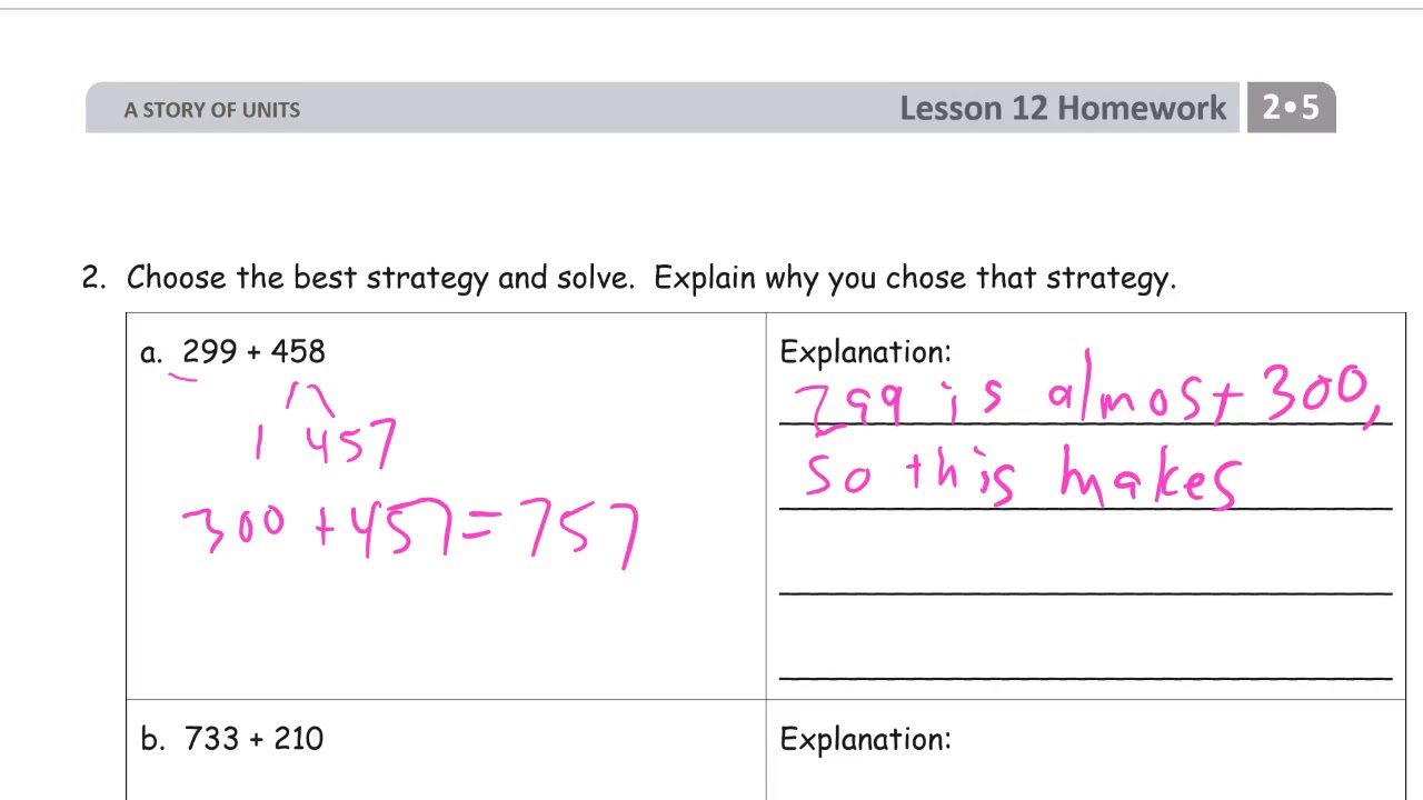 lesson 12 homework module 5 grade 2