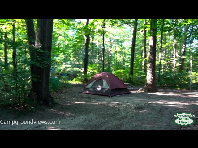 Warren Dunes Campground Map
