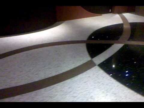 Custom terrazzo floor in The Planning Center