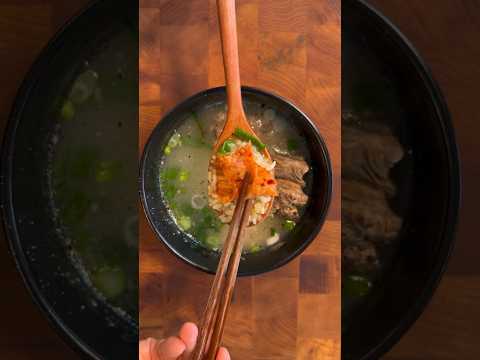 Korean oxtail soup or kkori gomtang #shorts