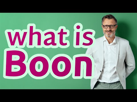 Boon | Definition of boon