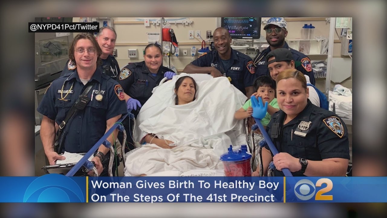 NYPD Officers Help Deliver Baby On Steps Of Bronx Precinct