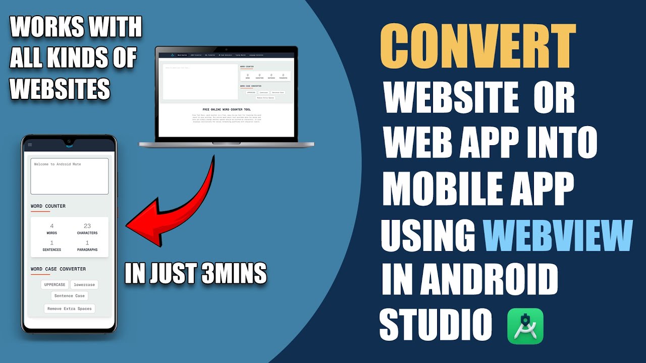 Turn Your Website Into An Android App (EASY TUTORIAL)