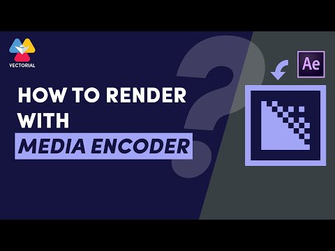 How to render with Media Encoder - Export from Adobe After effects to Media Encoder