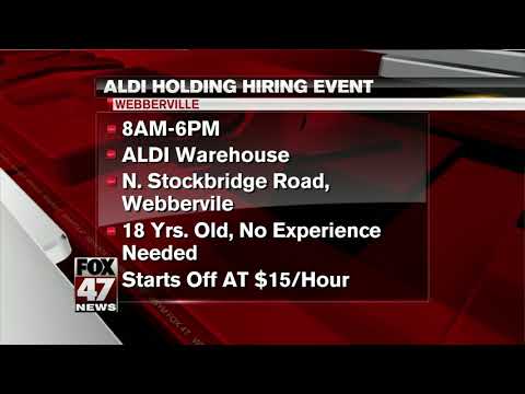 ALDI holding hiring event Monday