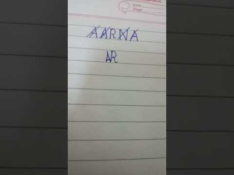Aarna name logo l#Aarna l ##lThe Gitika Show l