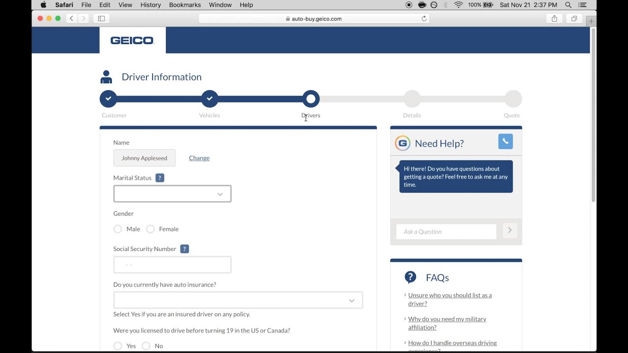 How to Get a Free GEICO Auto Insurance Quote