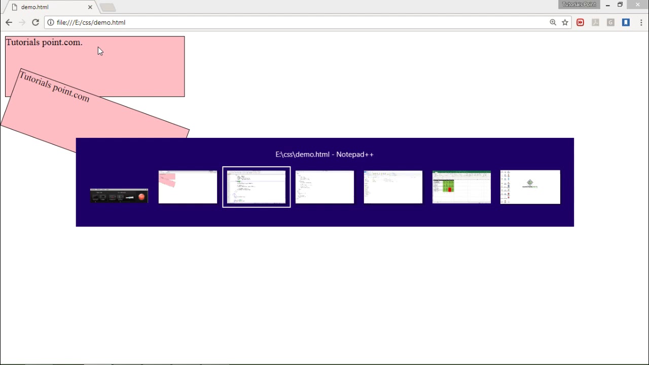 CSS 3 - 2D Transform