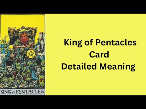 King of Pentacles — Tarot Card Meaning || Minor Arcana || Learn Tarot With Nidhi