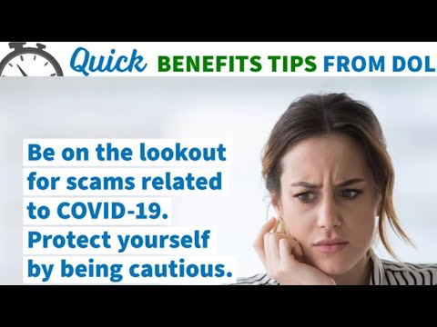 #COVID19 Tips: Avoid Scams