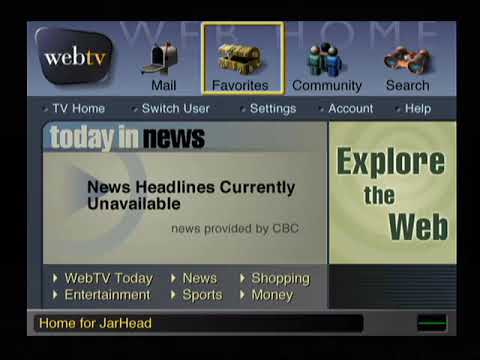 WebTV Server replacement demo