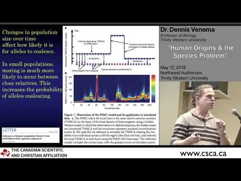Dennis Venema, "Human Origins & the Species Problem"