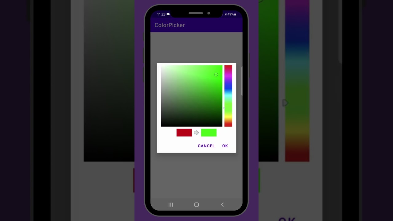 Color Picker in Android App | Source code in Description | Tamil Cookies