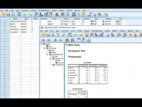 Chi square Goodness of Fit Test in SPSS