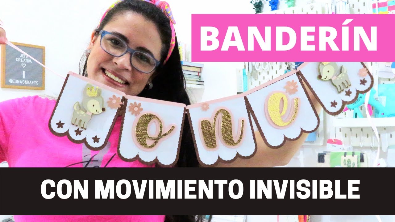 BANDERIN para DECORACION 1 año