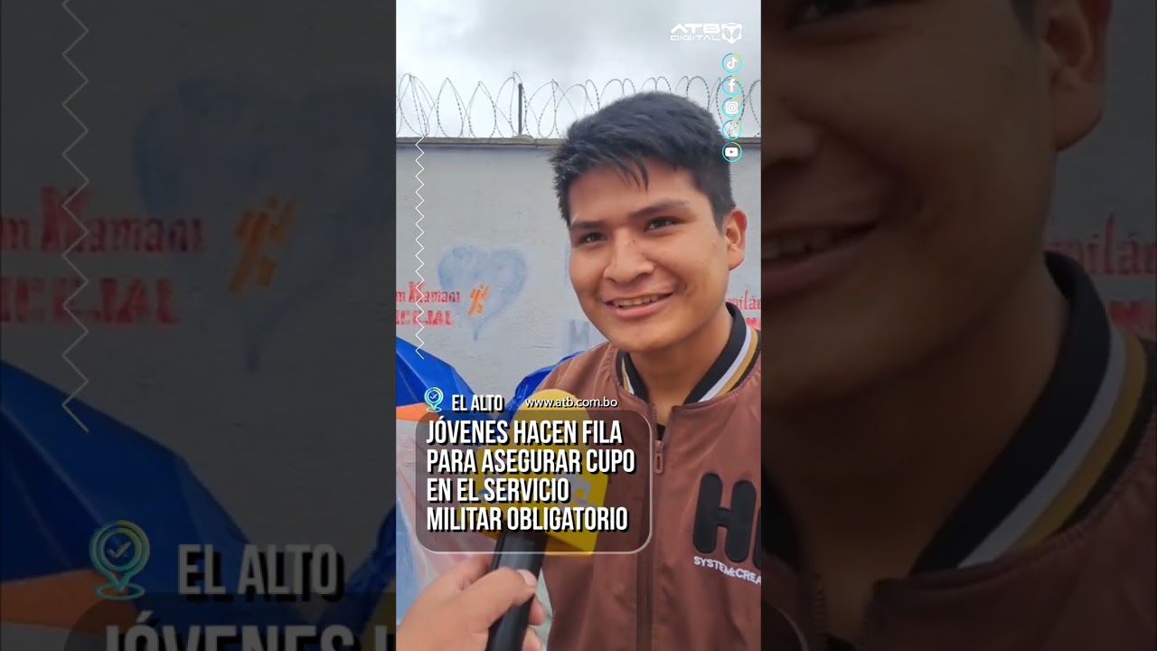 Jóvenes hacen fila para asegurar cupo en el servicio militar ...