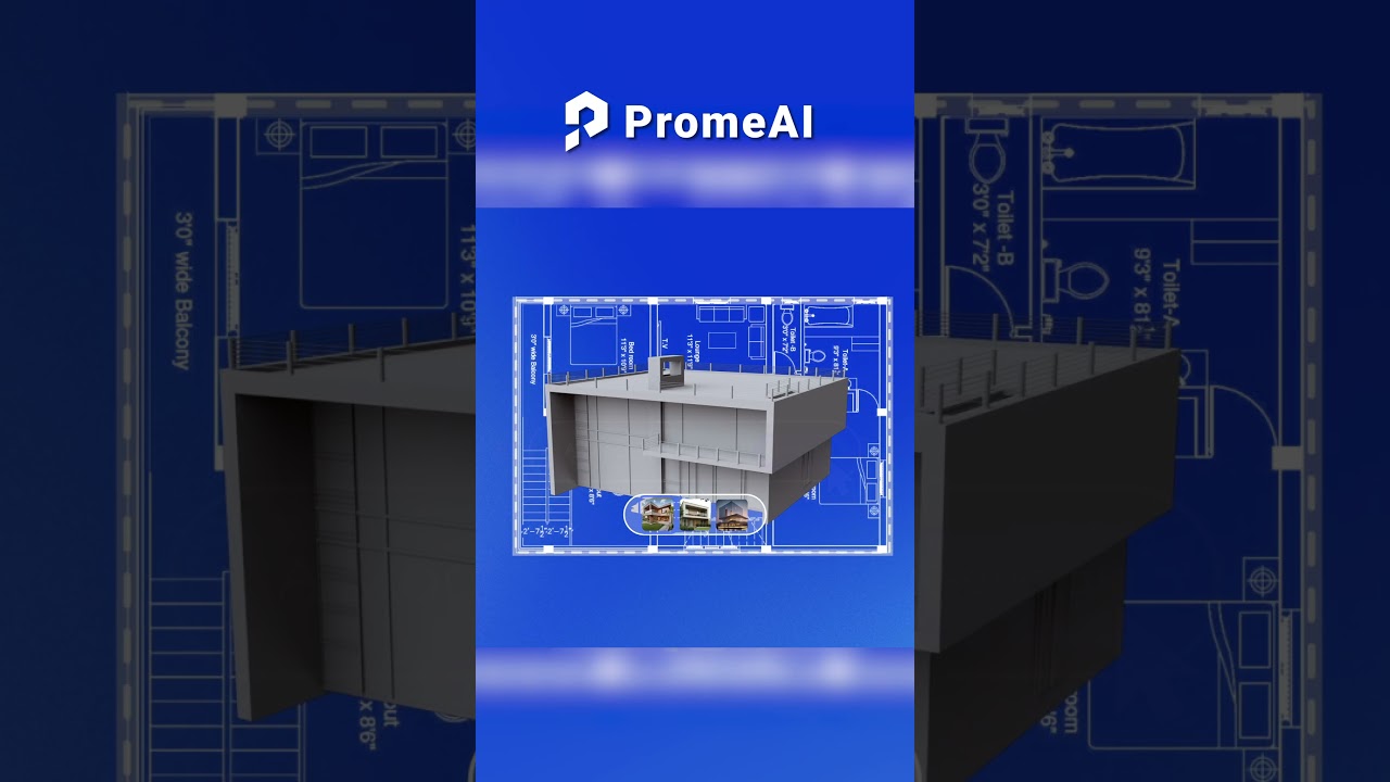 From Sketch to Dream House in SECONDS! | PromeAI Floor-Plan & Facade 3D Rendering Demo