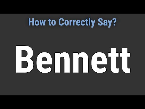 How to Pronounce Name Bennett (Correctly!)