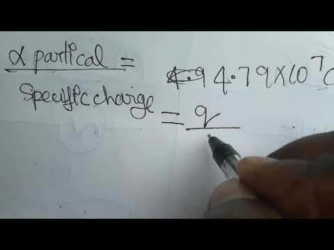 Alpha particle, beta particle for specific char
