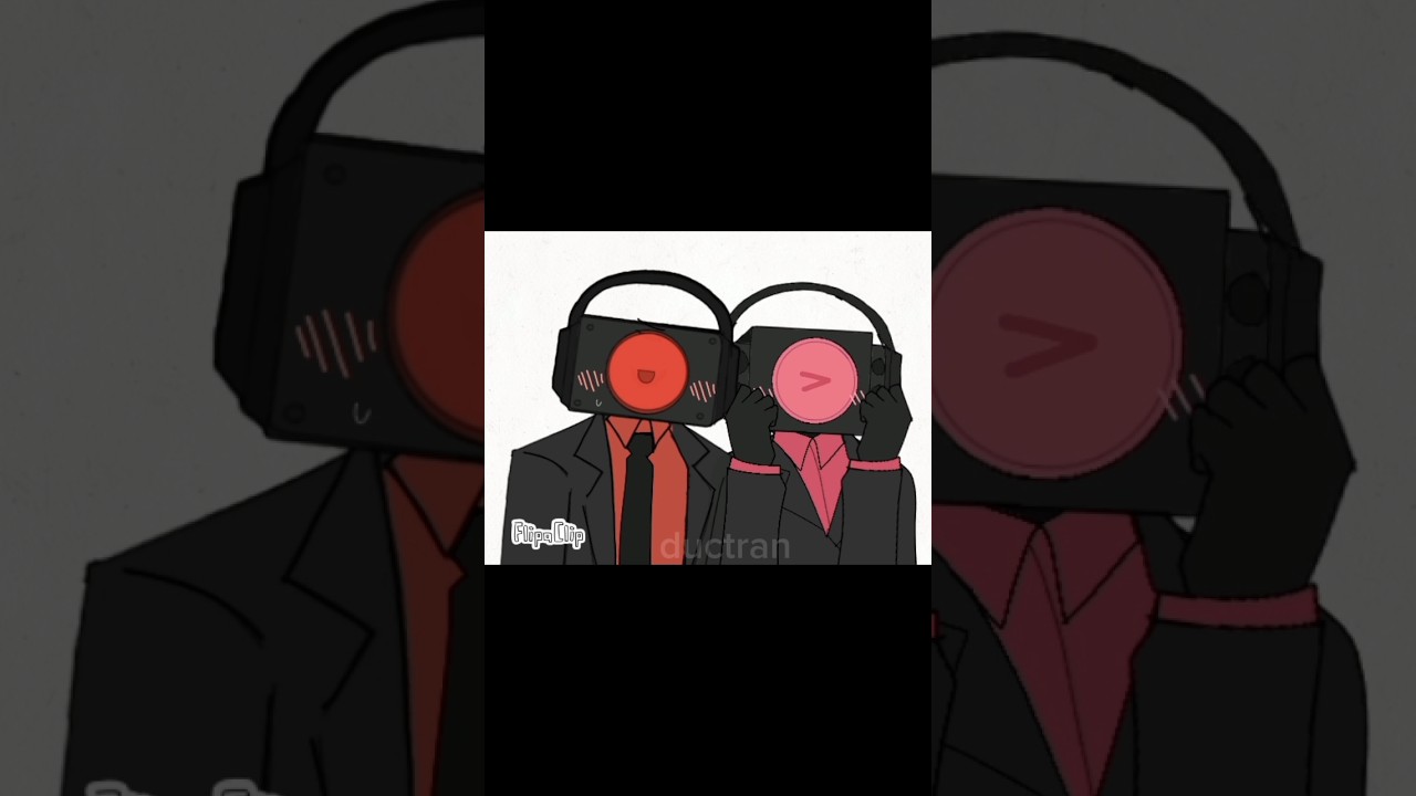 speakerwoman kiss dark speakerman