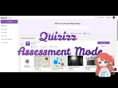Quizizz Assessment Mode Tutorial
