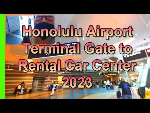 How to get to Honolulu Airport rental car center from terminal, HNL Airport Terminal to Rental Car