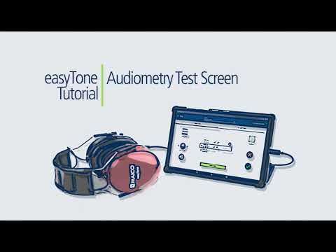 MAICO easyTone Tablet Audiometer - Audiometry Test Screen