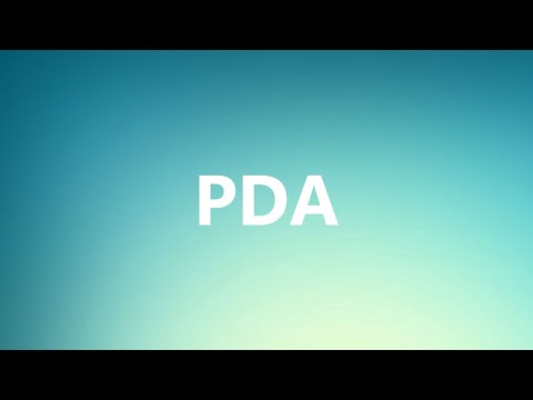 PDA - Medical Meaning and Pronunciation