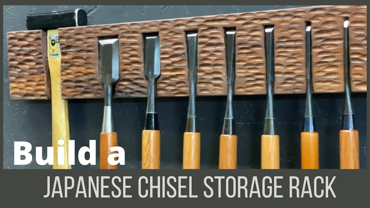 Building a magnetized chisel rack