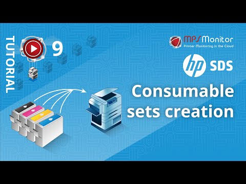 TUTORIAL HP SDS – 9. Consumable Sets creation