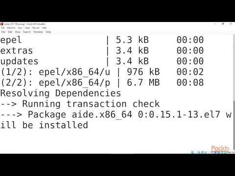 Learn Hands on Linux Host Security for SysAdmins Installing AIDE| packtpub com - Mind Luster