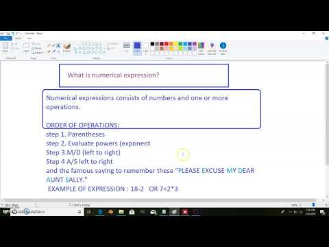What is Numerical Expressions?