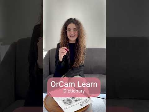 OrCam Learn Dictionary!