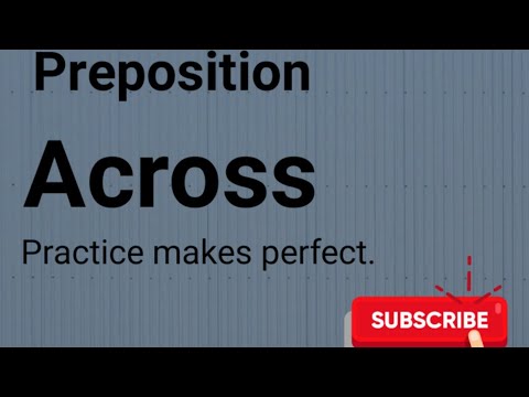 Preposition...Across [Urdu / Hindhi]