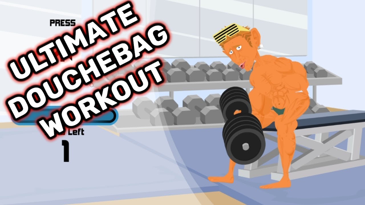Ultimate Douchebag Workout Flash Game Playthrough