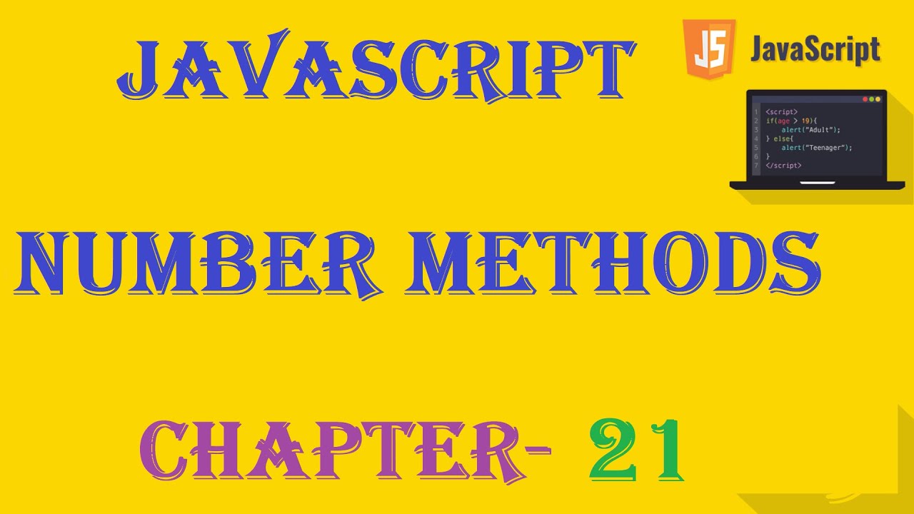 Number Methods - JavaScript Tutorial - w3Schools - Chapter 21 - English