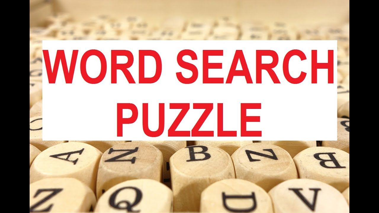 Number word search puzzle