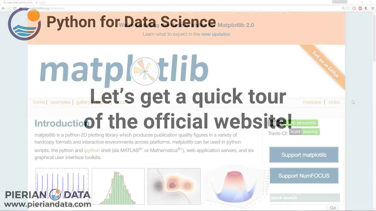 Python for Data Science and Machine Learning Bootcamp : Introduction to Matplotlib