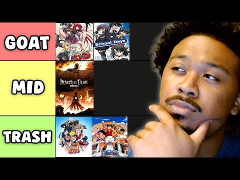 Anime Tier List, But It's Ranked By GOONER STATUS…