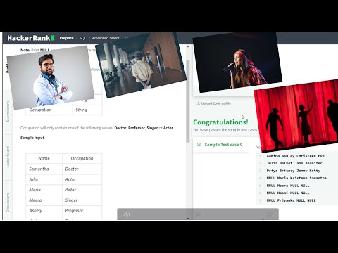 OCCUPATIONS Problem Hackerrank SQL Solutions Medium