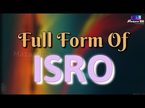 Full Form of ISRO | ISRO full form | ISRO means | ISRO Stands for | ISRO | 18 Seconds Knowledge | ¶B