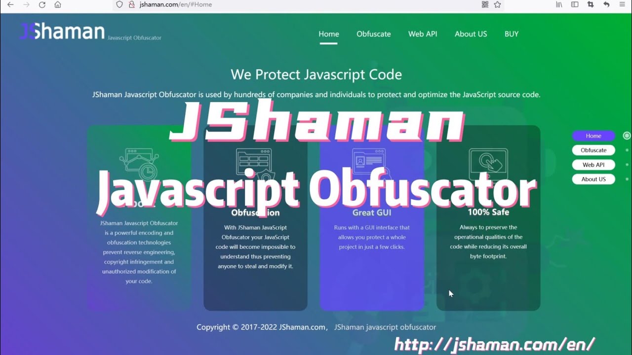 JShaman javascript obfuscator