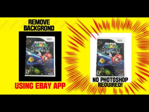 How to Remove Image Background using eBay Mobile App in Second! No Photoshop Required!
