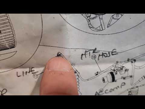 310SG Deere backhoe HVAC WALKAROUND
