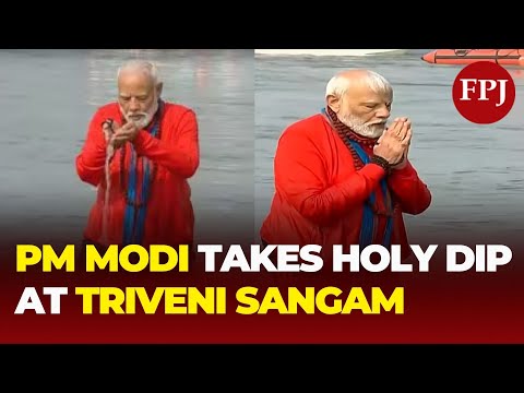 Watch | PM Modi Visits Prayagraj, Takes Holy Dip at Maha Kumbh 2025